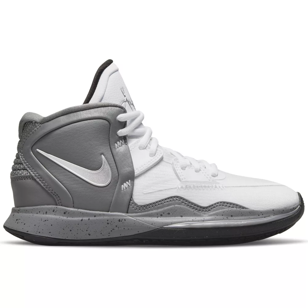 NIKE KYRIE INFINITY SE (GS) WHITE/CHROME-SMOKE GREY-BLACK